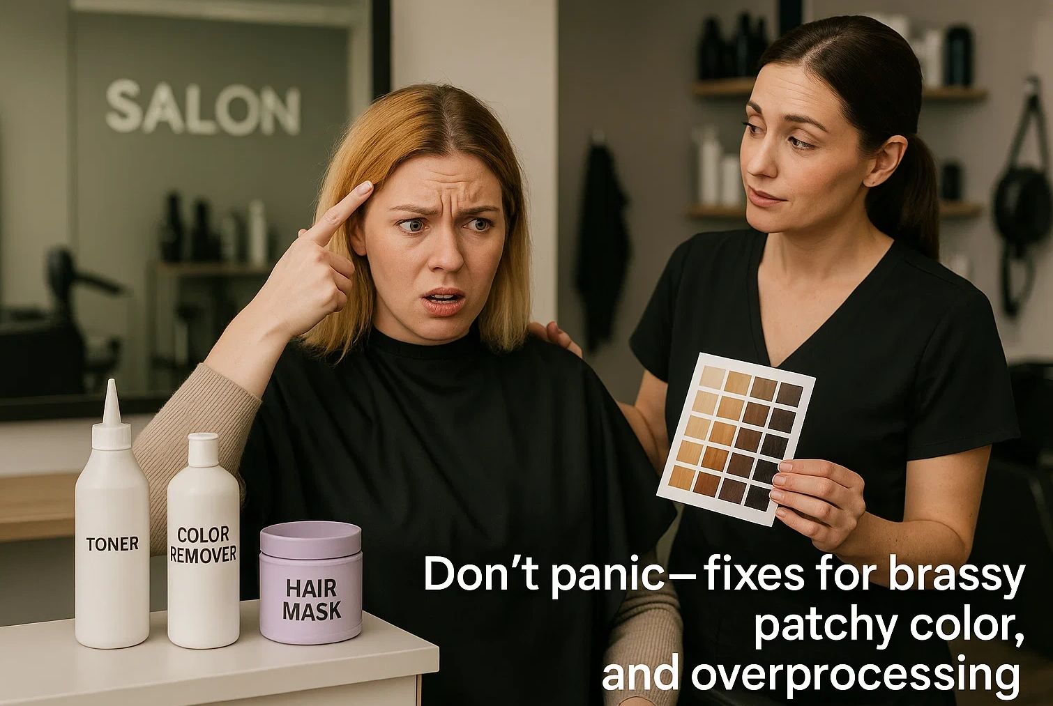 How to Fix Hair Color Mistakes