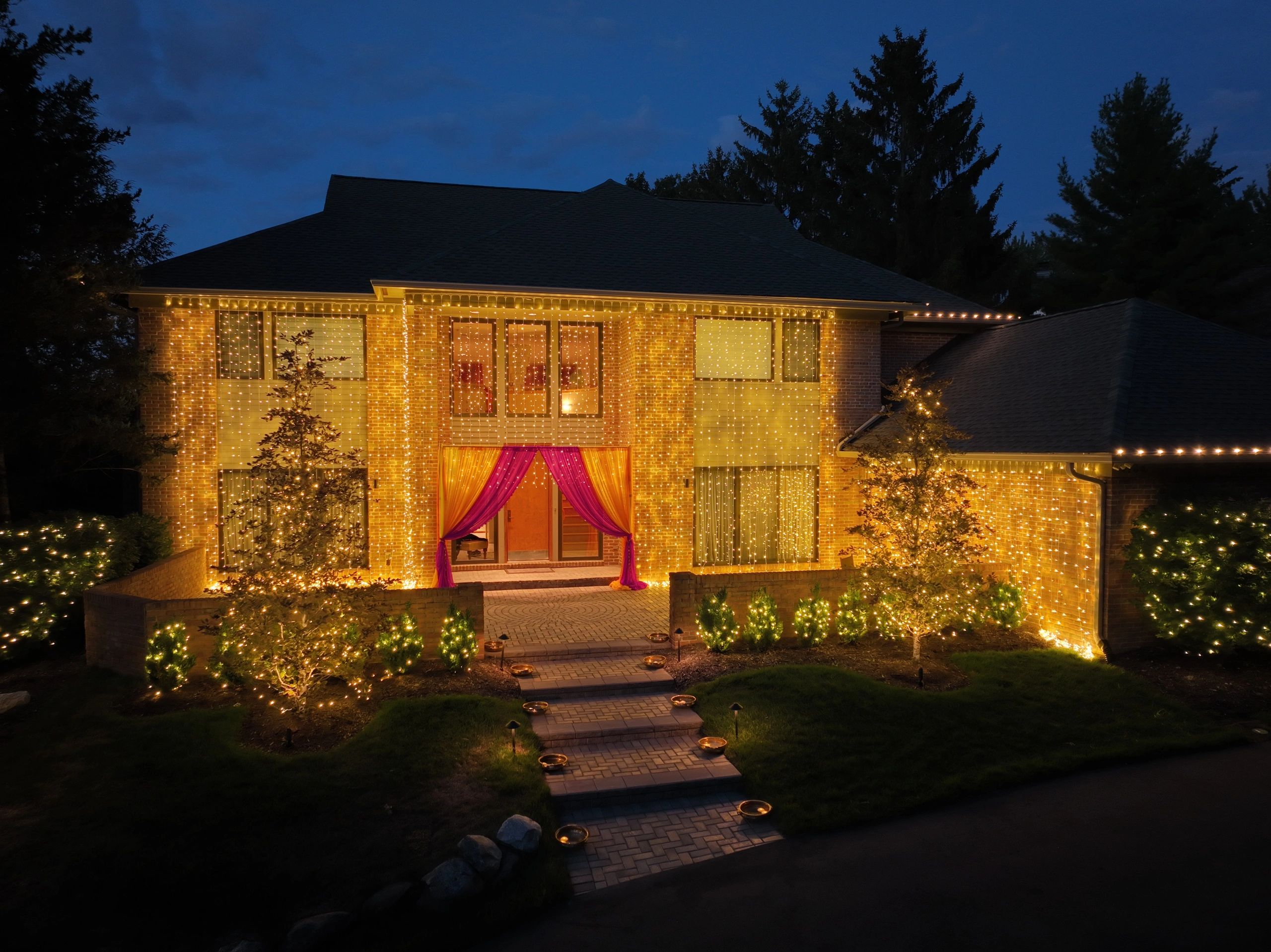 Holiday Light Installation - Santa's Light Crew