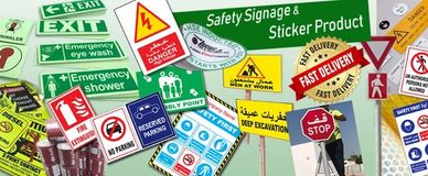 Construction Site Safety Signs - Safety Sign Sticker
