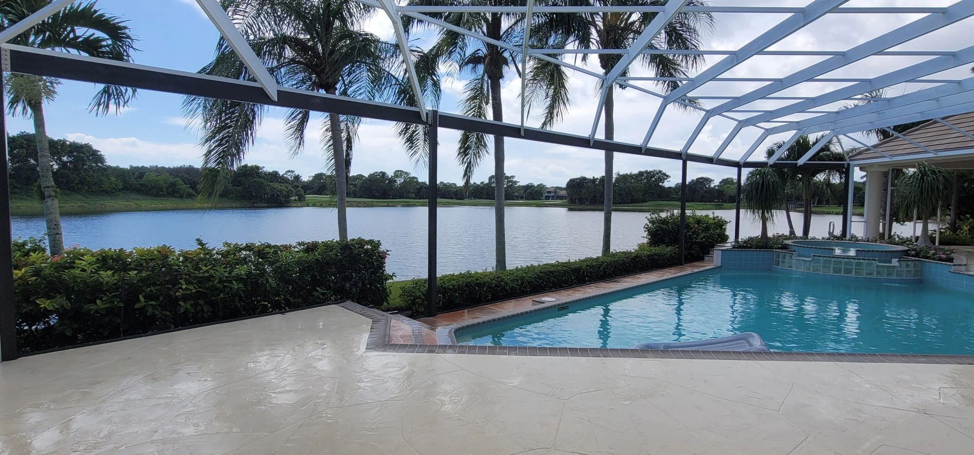 Tampa Pool Cage Painting | Pool Cage Restoration Services