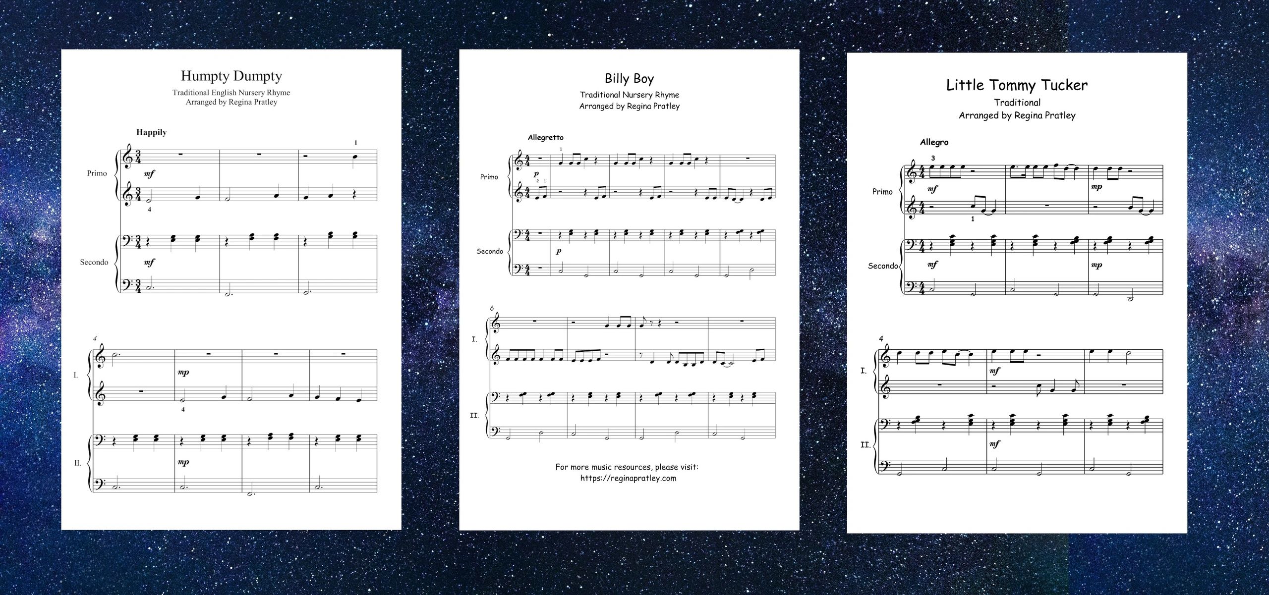 Easy Piano Duets Collection for Beginners