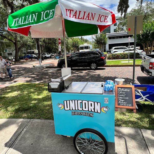 Delicious Italian Ice Cart | Unicorn Italian Ice Inc