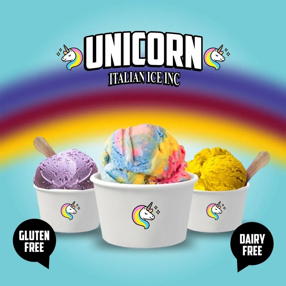 Delicious Italian Ice Cart | Unicorn Italian Ice Inc