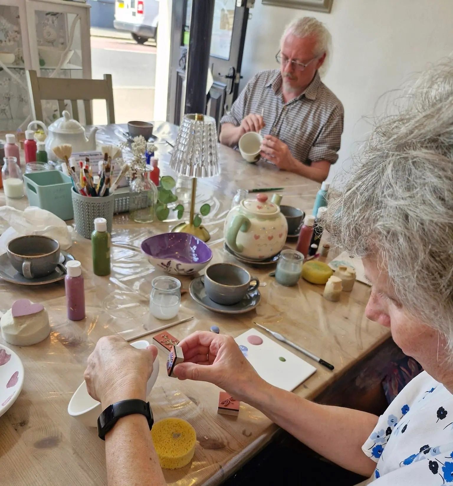 Helping Solicitors Bond Through Pottery Painting