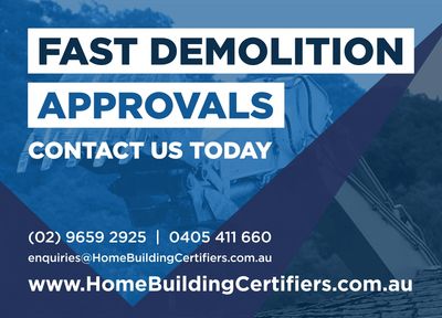 Demolition Approval, Demolition Permit - Home Building Certifiers