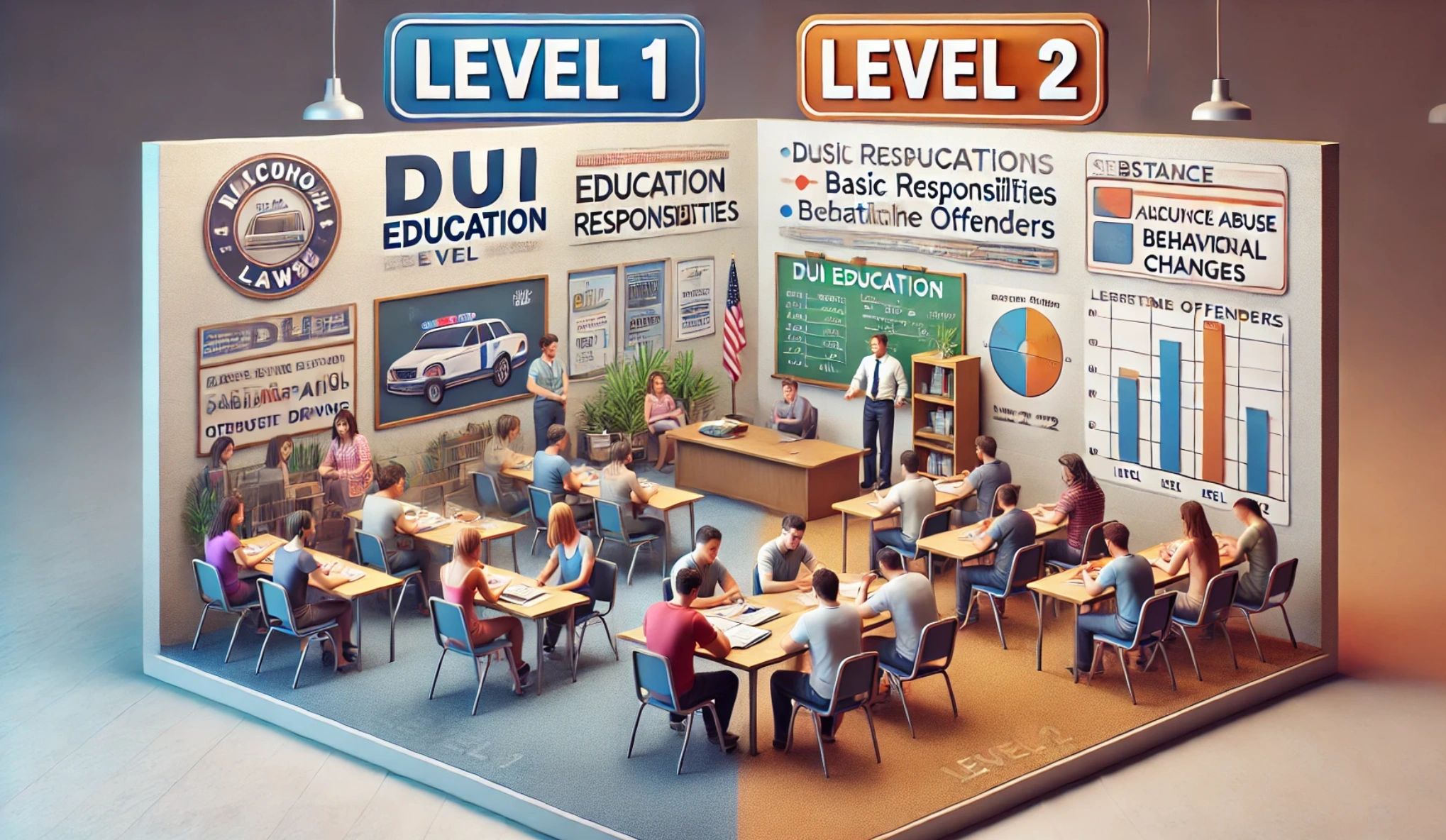 DUI Education Level 1 vs 2: What's The Difference?