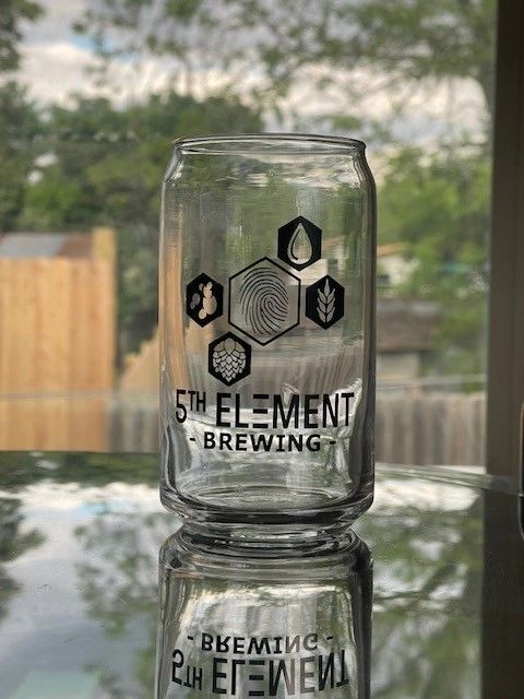 5th Element Brewing Nucleated Glass