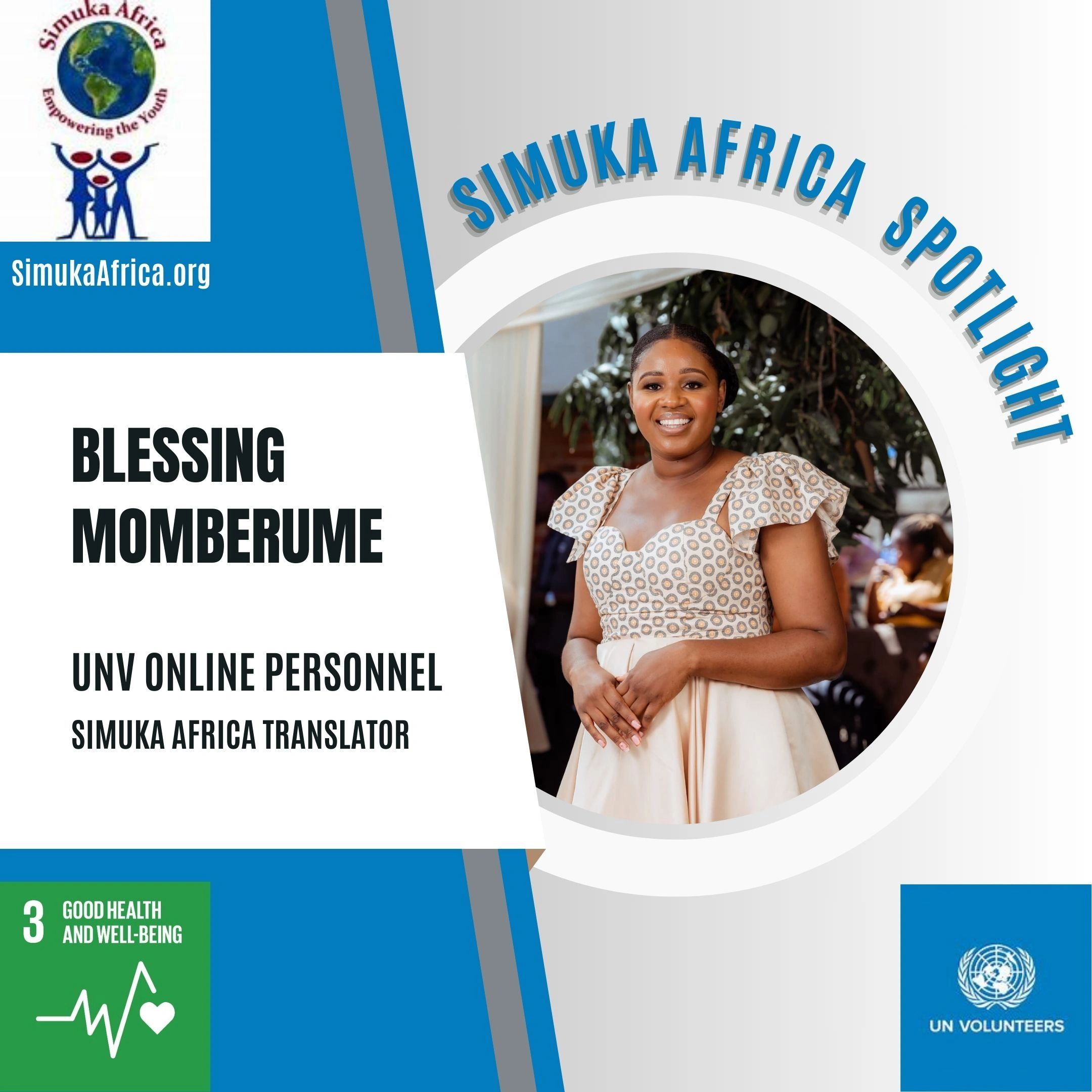 Simuka Africa Spotlight: Blessing Momberume