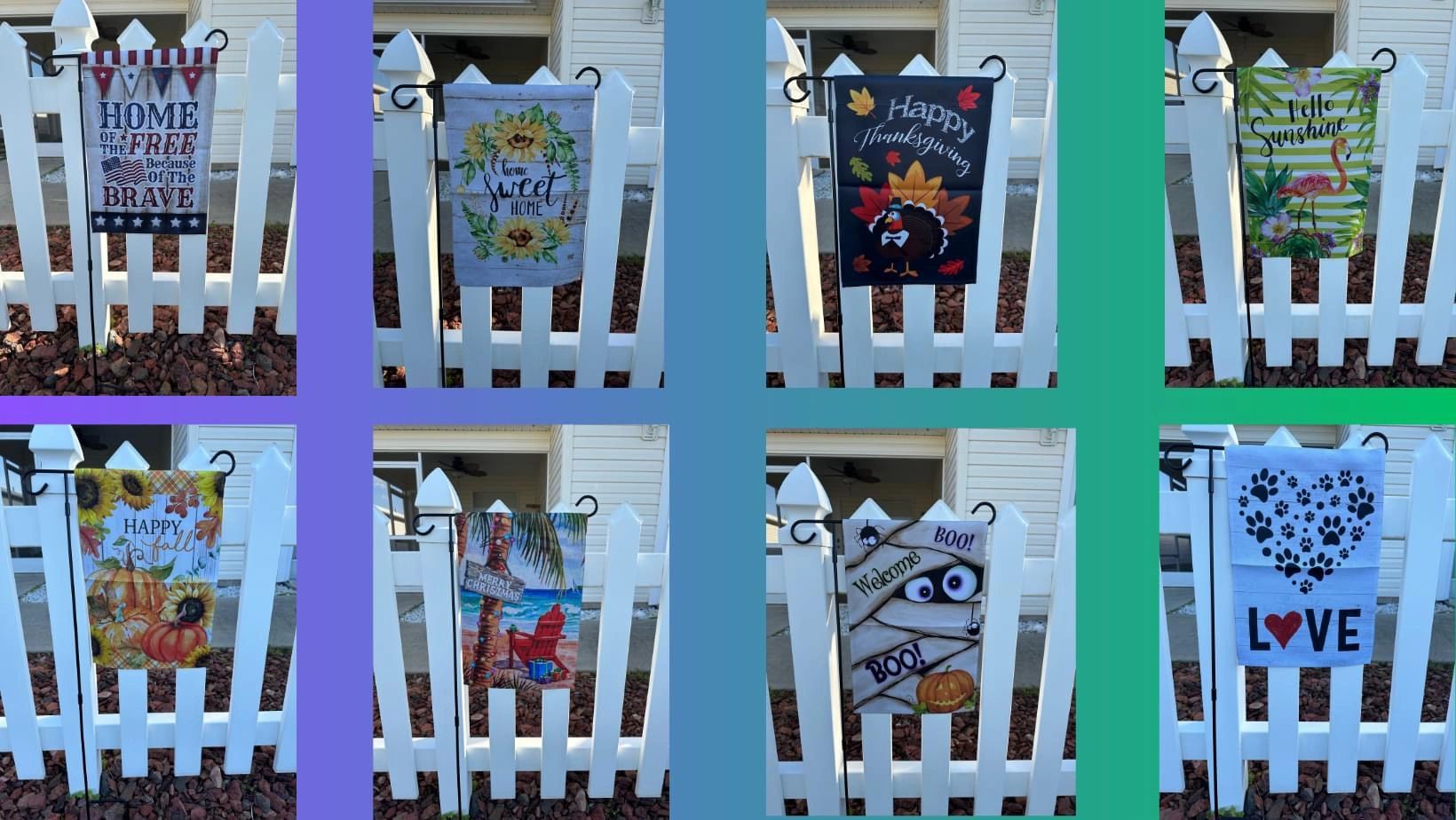 Outdoor Garden Flags | Garden Decor | Outdoor Decor