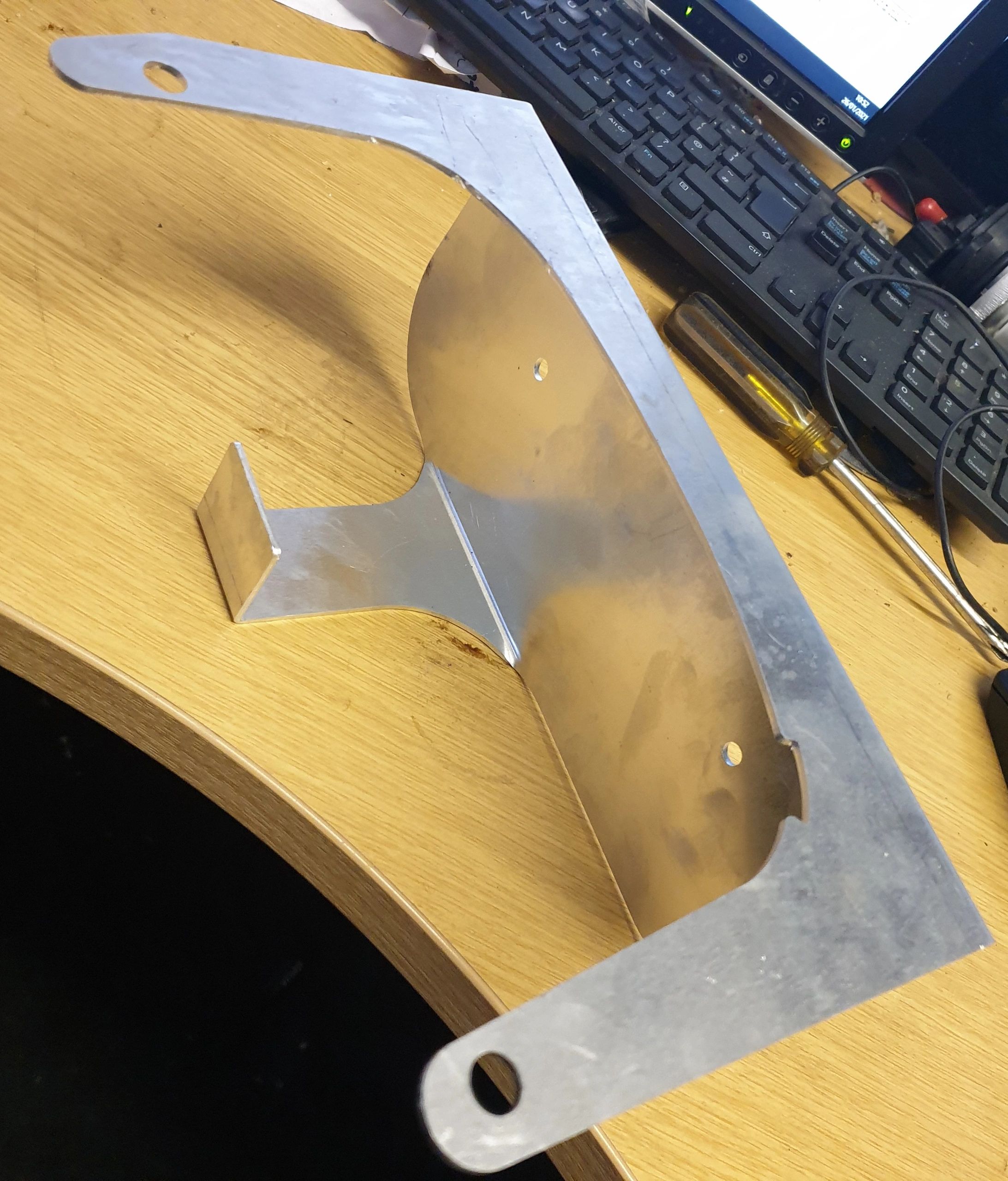 COOLANT BOTTLE BRACKET READY