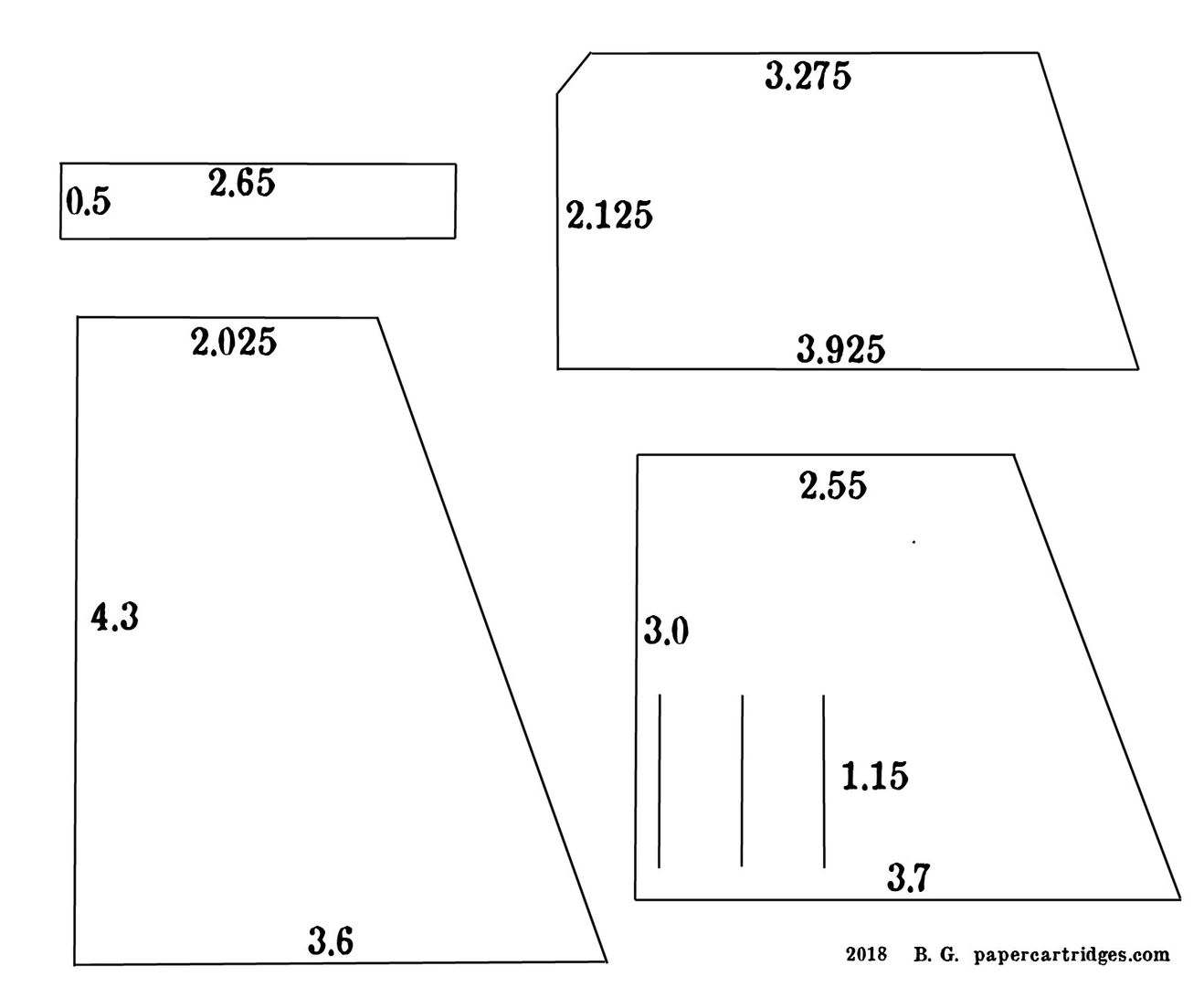 Authentic Enfield Cartridges for Reenactors
