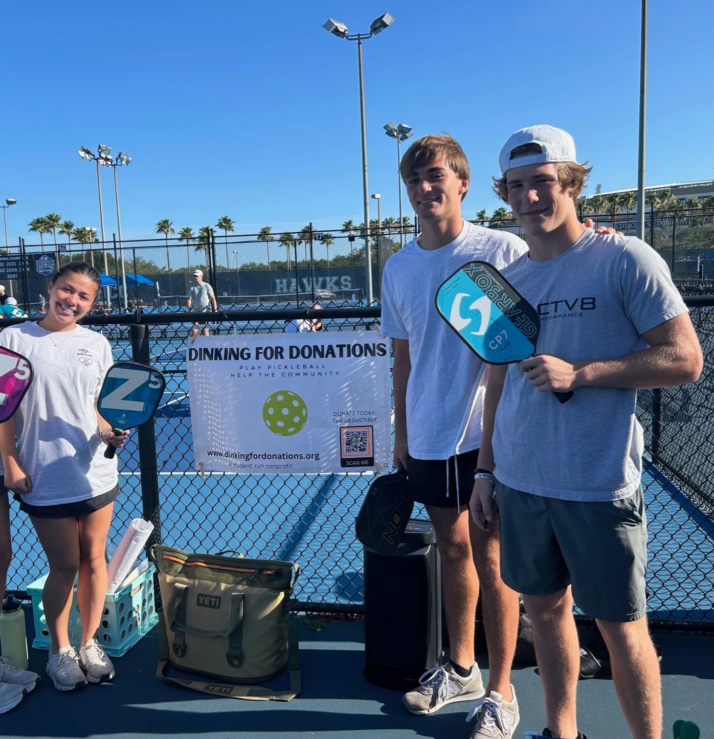 Dinking for Donations