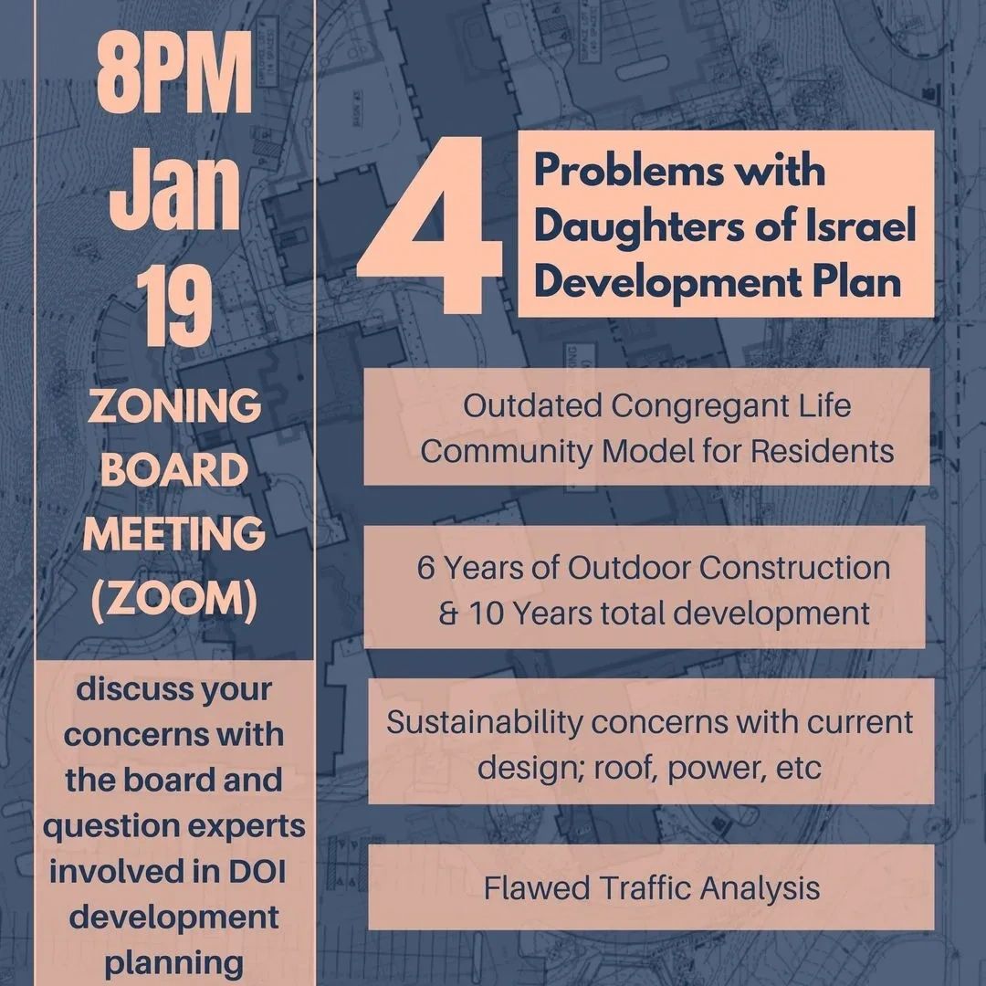 DAUGHTERS OF ISRAEL PLAN UPDATE