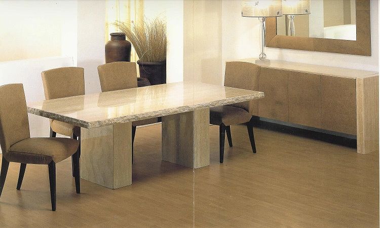 SI Roma Double Pedestal Dining Table