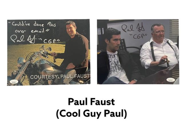 Paul Faust (Cool Guy Paul) Autographed 8"x10" photo "the Office" JSA ...