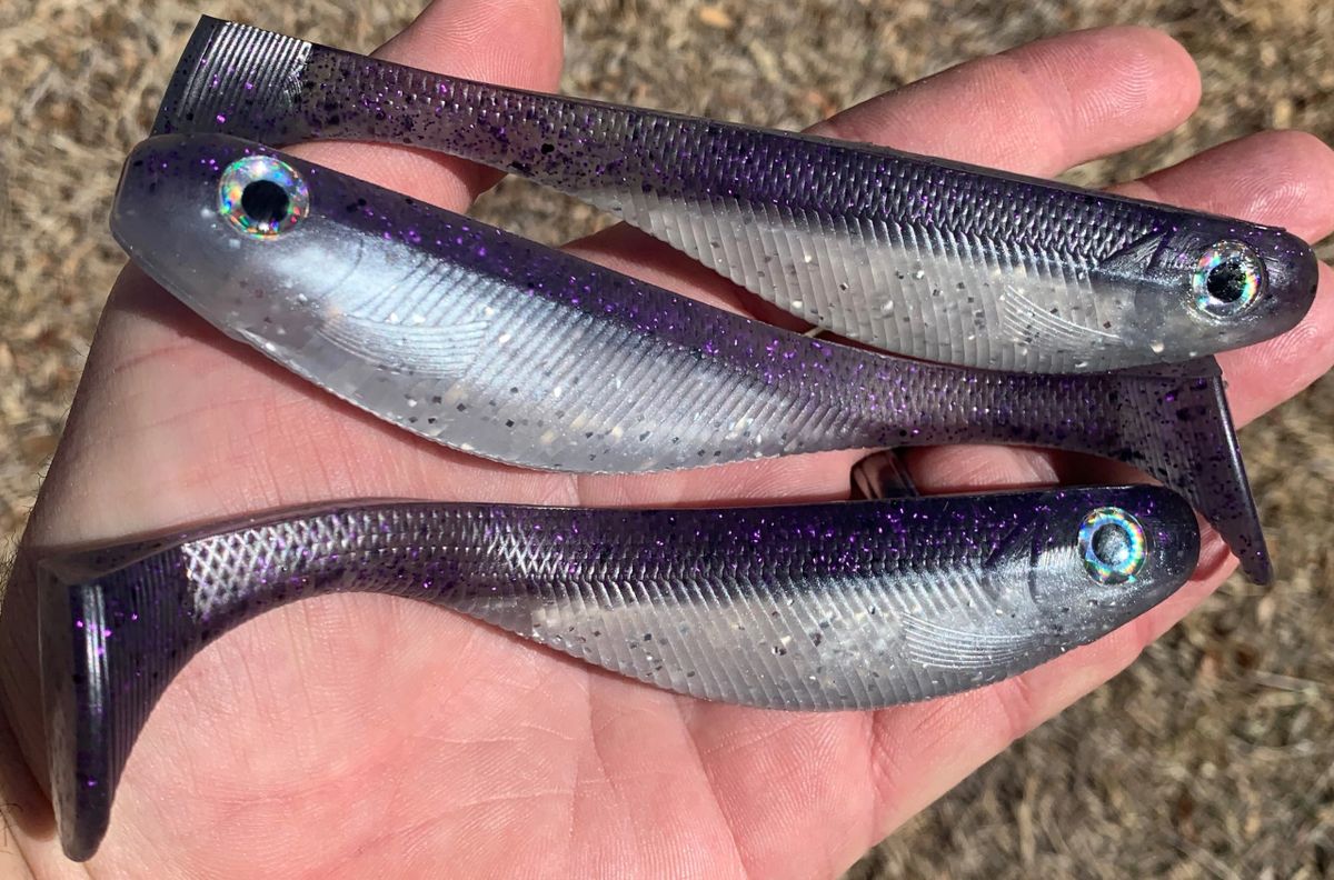 6" Swimbait (Pro Purple) 3 pk