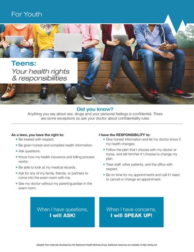 Adolescent Guide | American Academy of Pediatrics - Arizona Chapter