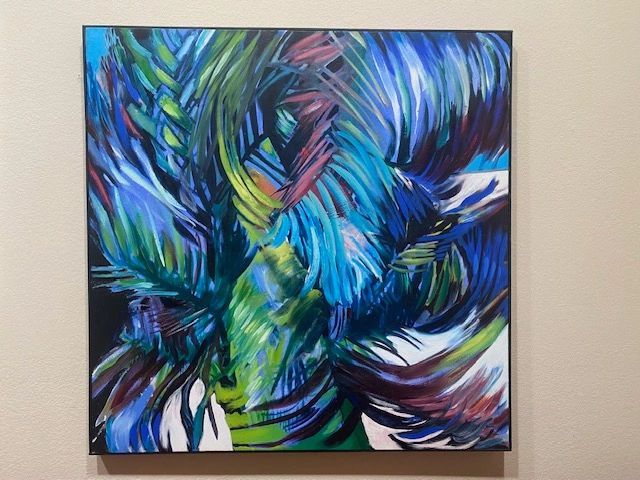 Large Abstract Oil Painting
