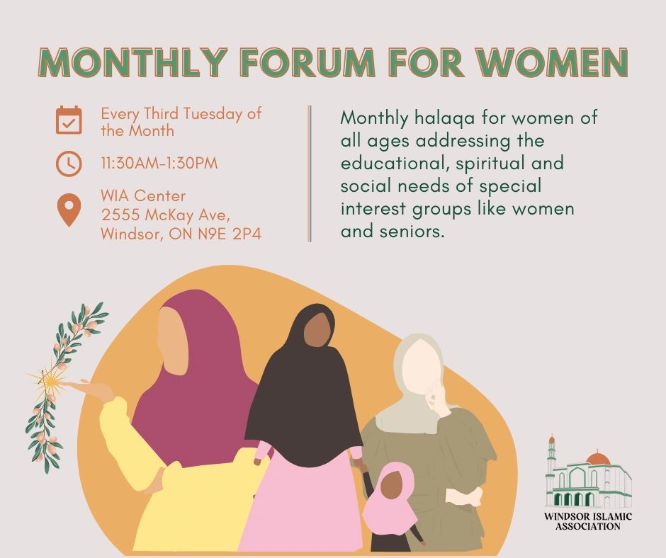 Starting Tomorrow: Monthly Forum for Women
