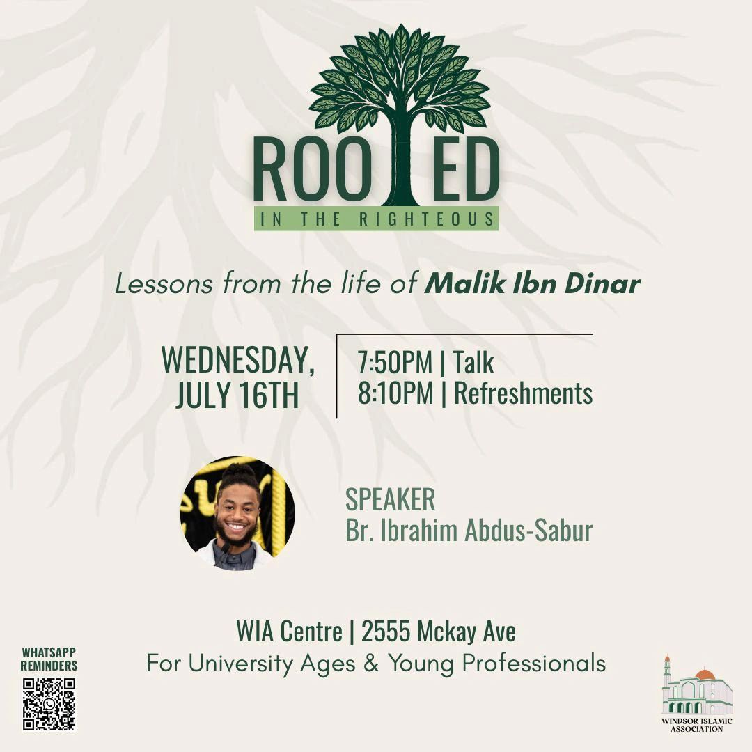 Lessons From The Life of Malik Ibn Dinar