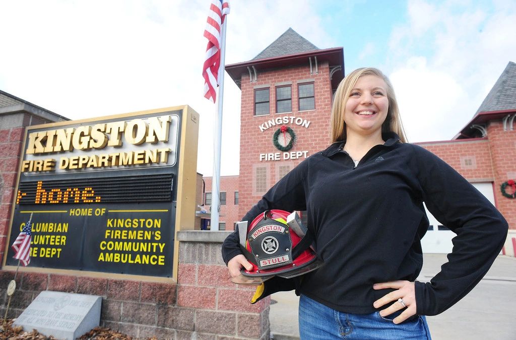 Kingston hires county's first full-time female firefighter