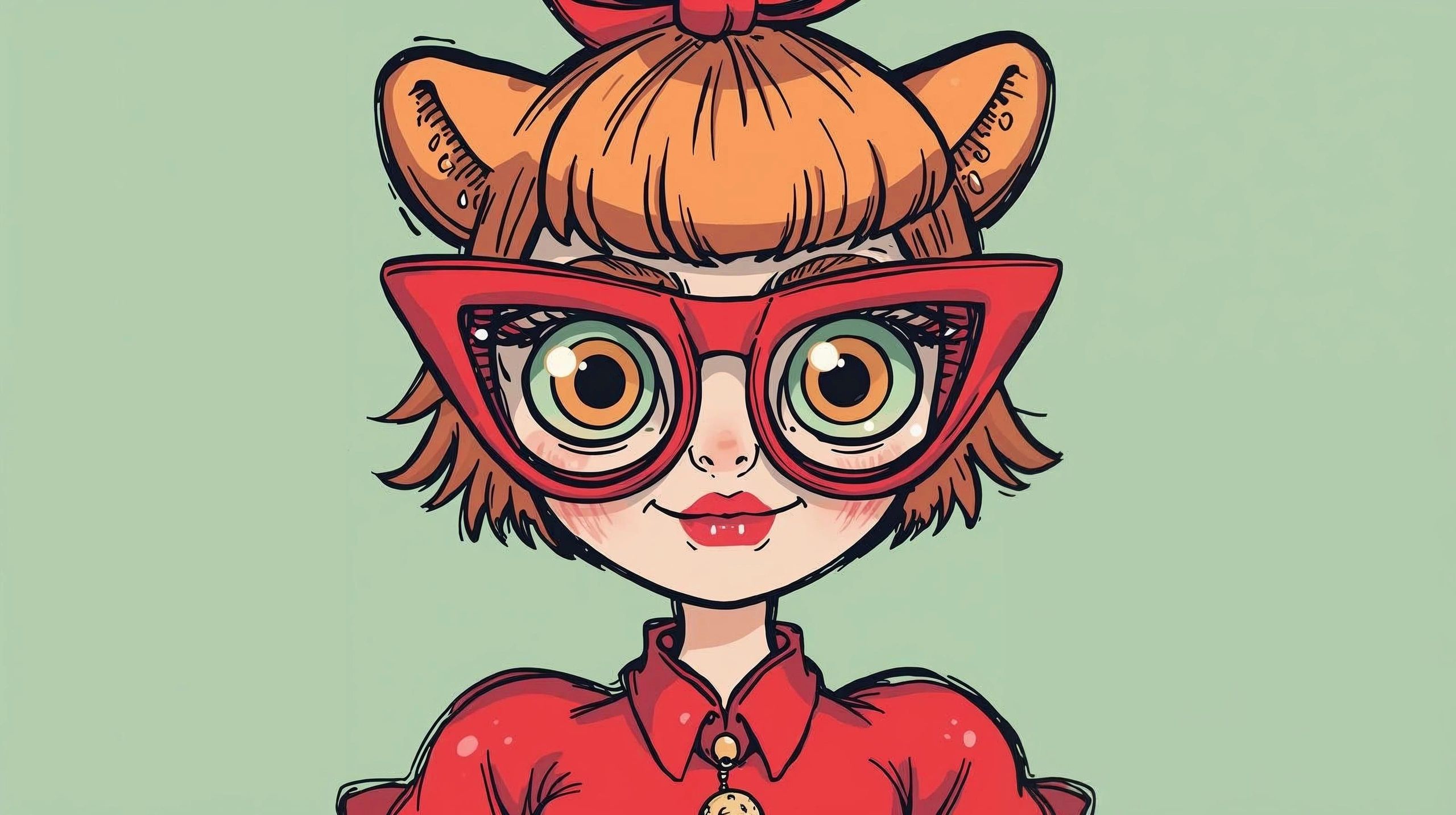 APPARENTLY, I LOOK LIKE A CARTOON CHARACTER