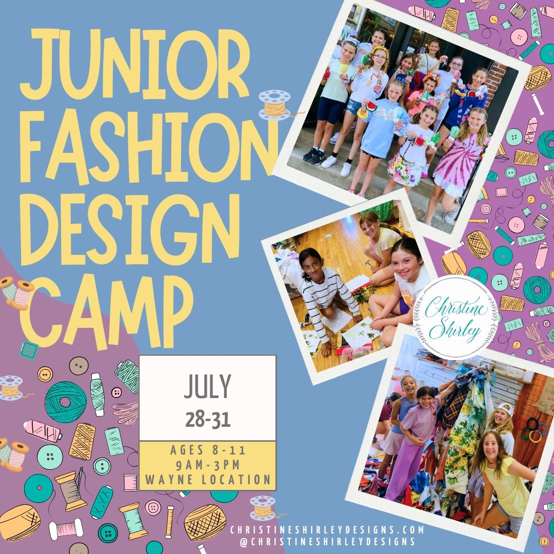 Junior Fashion Design Camp (Wayne Location)