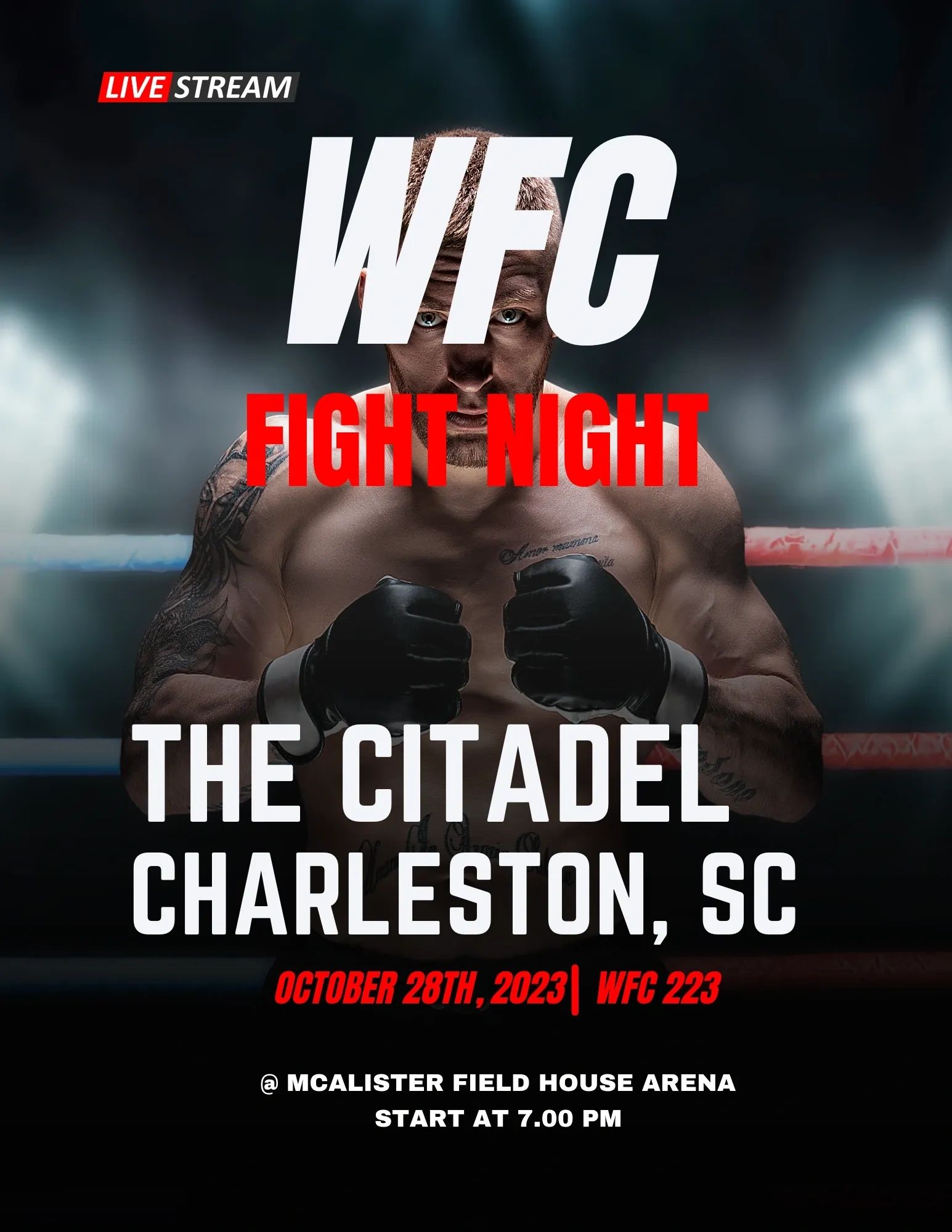 Warrior Fighting Championship Flyers: Now Available