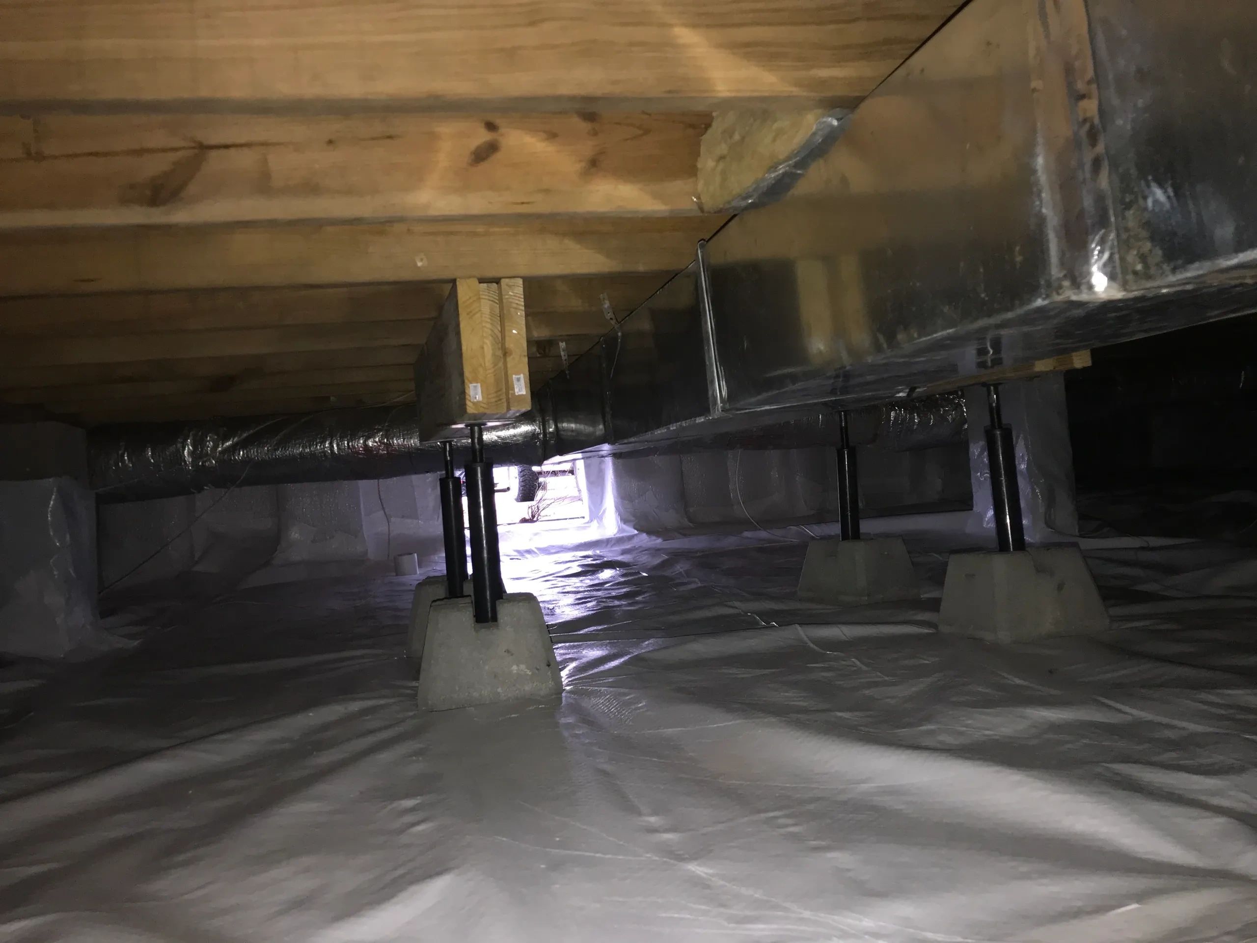 Crawl Space Encapsulation - SEAL & SUPPORTS