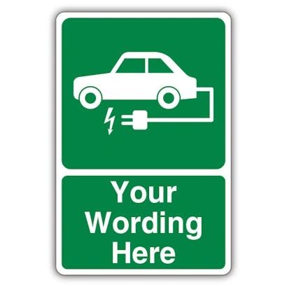 Ev charging signage with Evacado