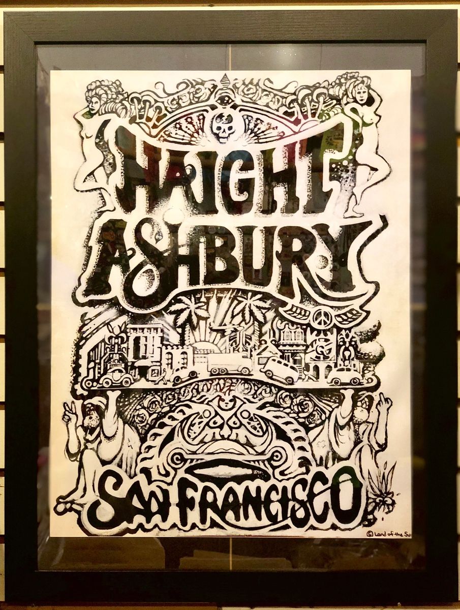 Haight Ashbury Street Scene Poster