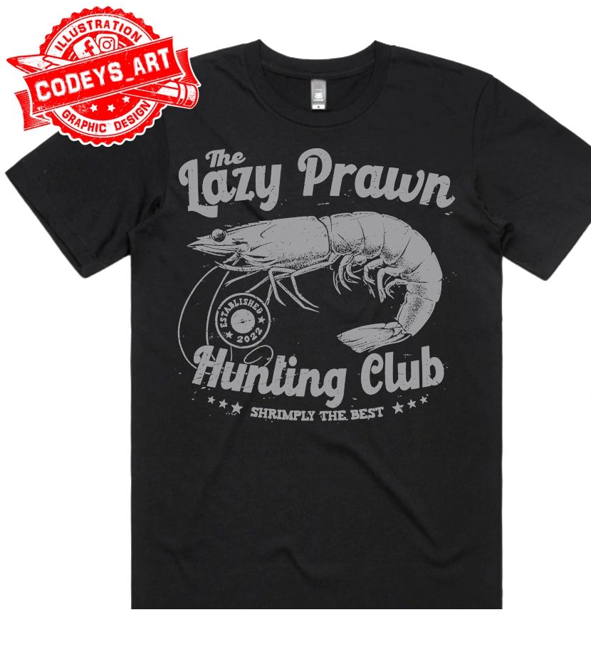 Lazy Prawn T-Shirt (mens)