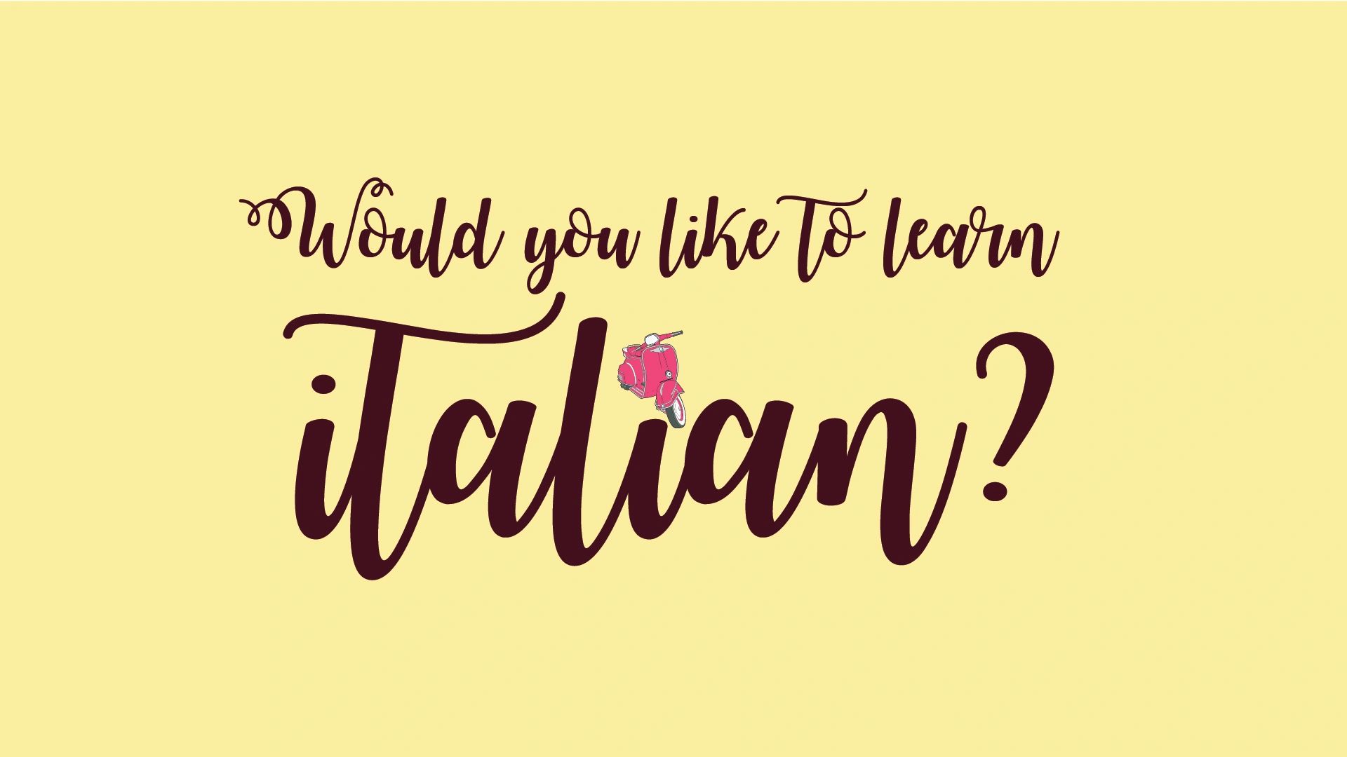 Italian Lessons - La Dolce Lingua Italiana