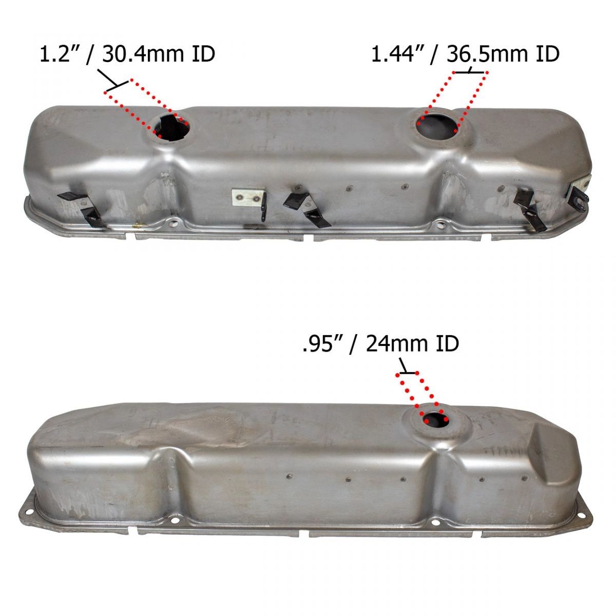 1970 Mopar Big Block 383/440HP/440+6 Valve Covers - Pair