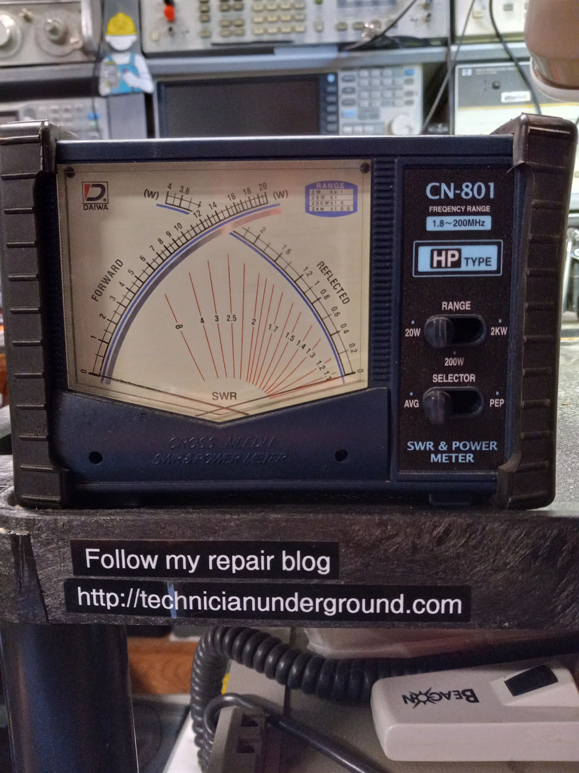 Daiwa CN801 Peak reading power SWR meter