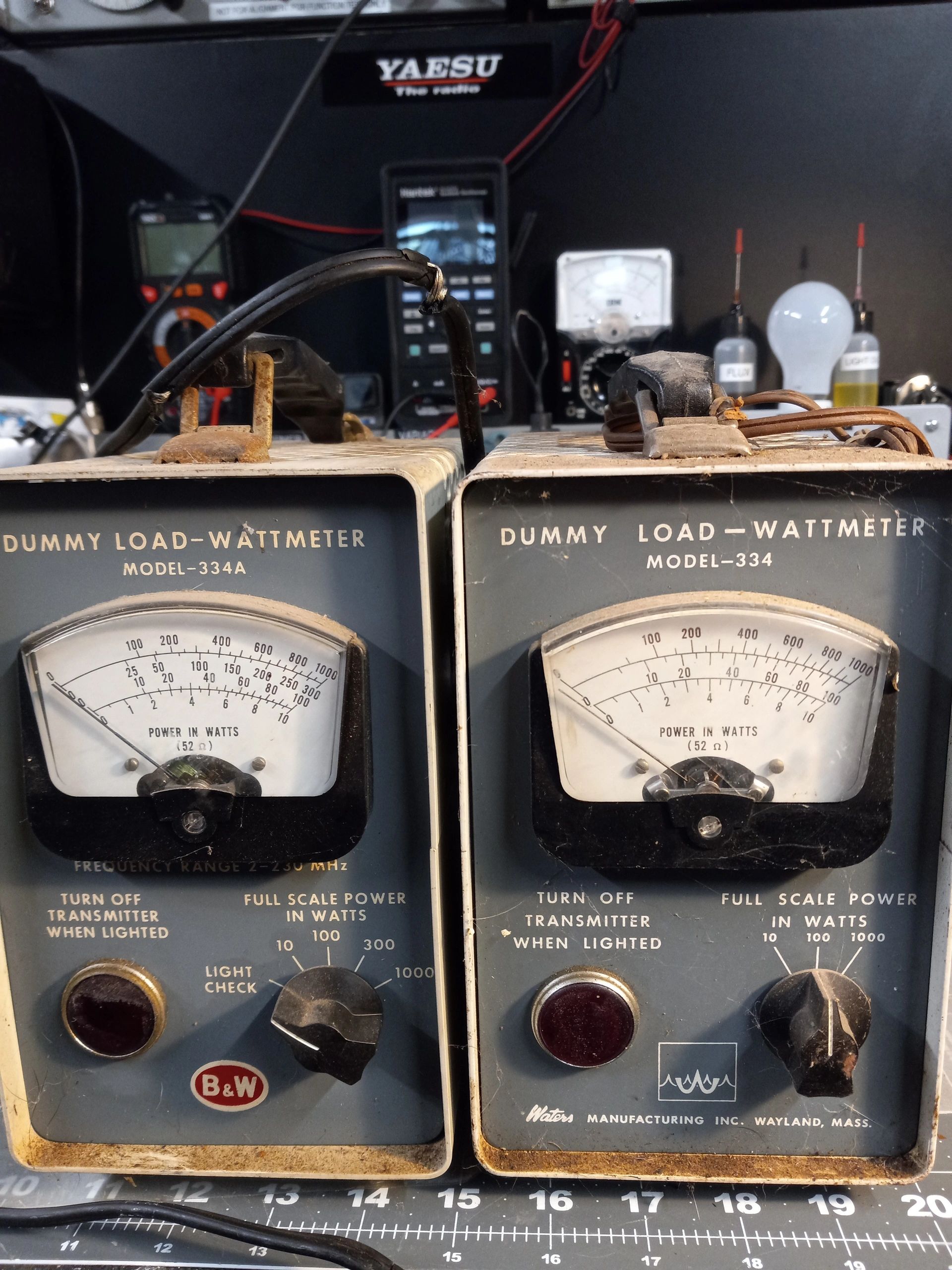 B&W Dummy Load Watt meter 334A, Waters 334