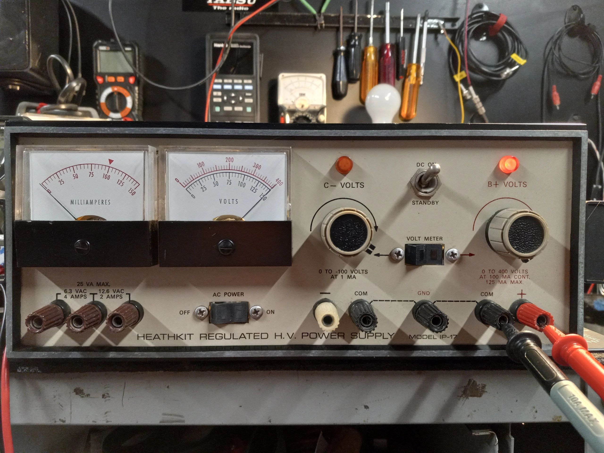 HEATHKIT IP-17 High voltage regulated power supply for restore