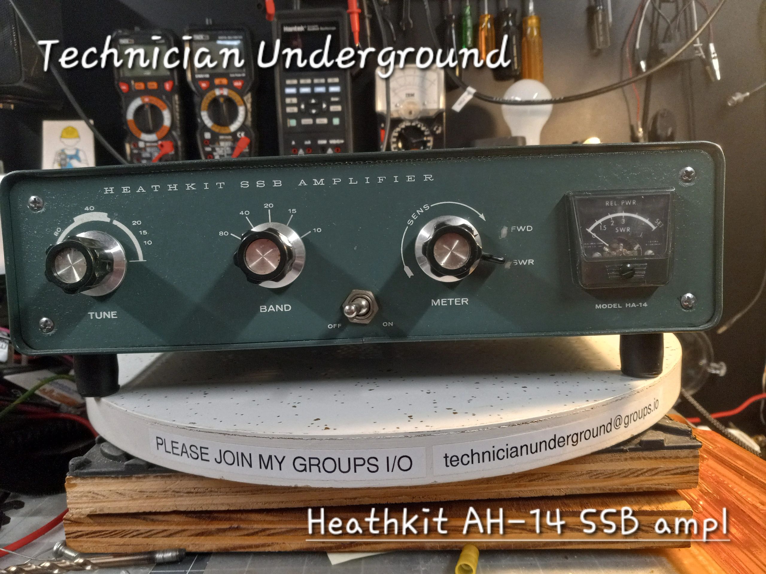 Heathkit HA-14 SSB HF amplifier
