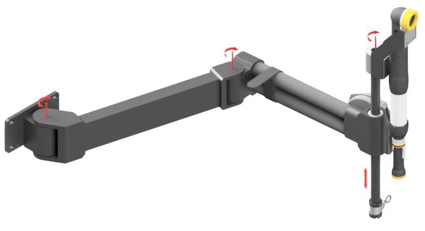 Custom Torque Reaction Arm for Atlas Copco Nutrunner
