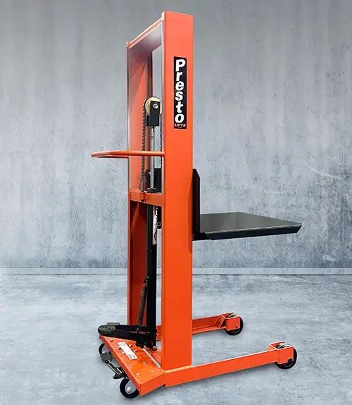 Small Stackers Satisfy a Wide Range of Lifting/Transporting Needs