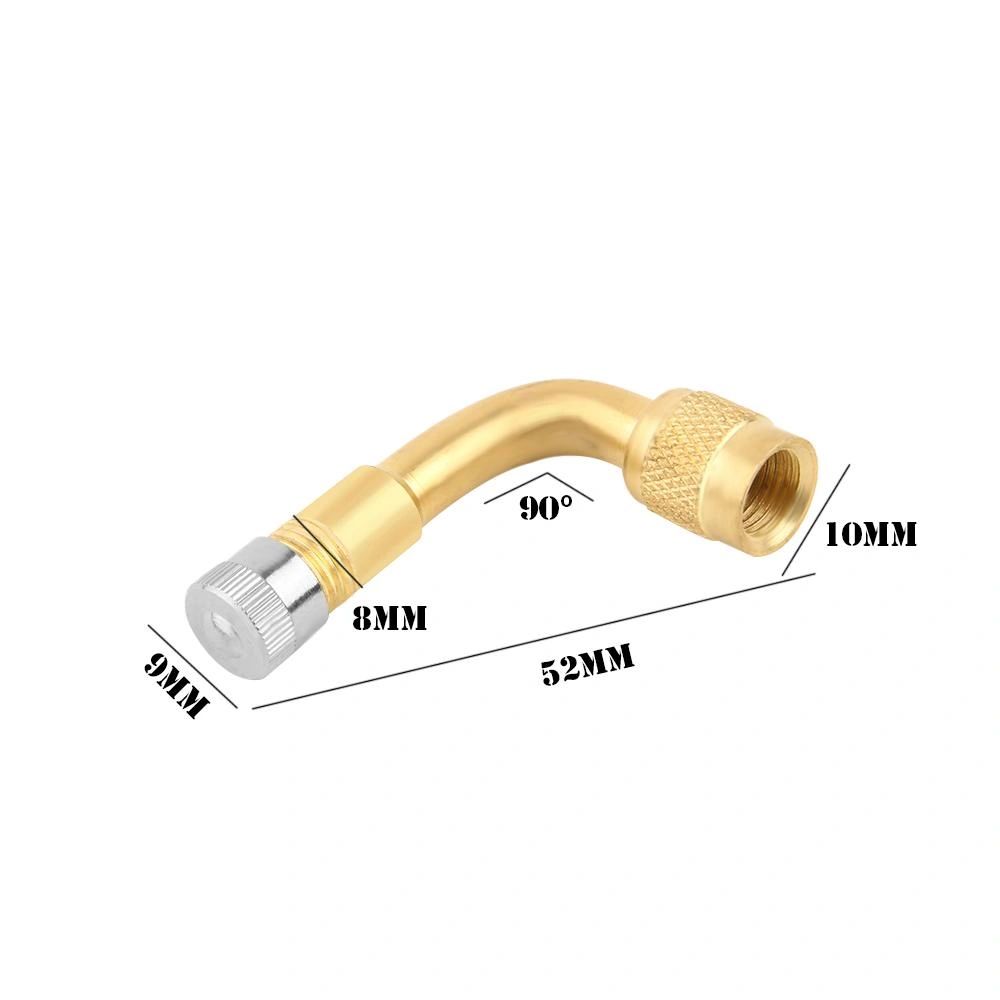 RPC BRASS TYRE VALVE 90° STEM EXTENSION