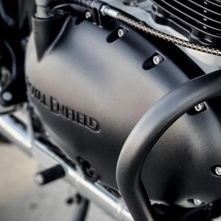 Blacked Out Aluminium Replacement 5 Piece Engine Covers for Royal ...