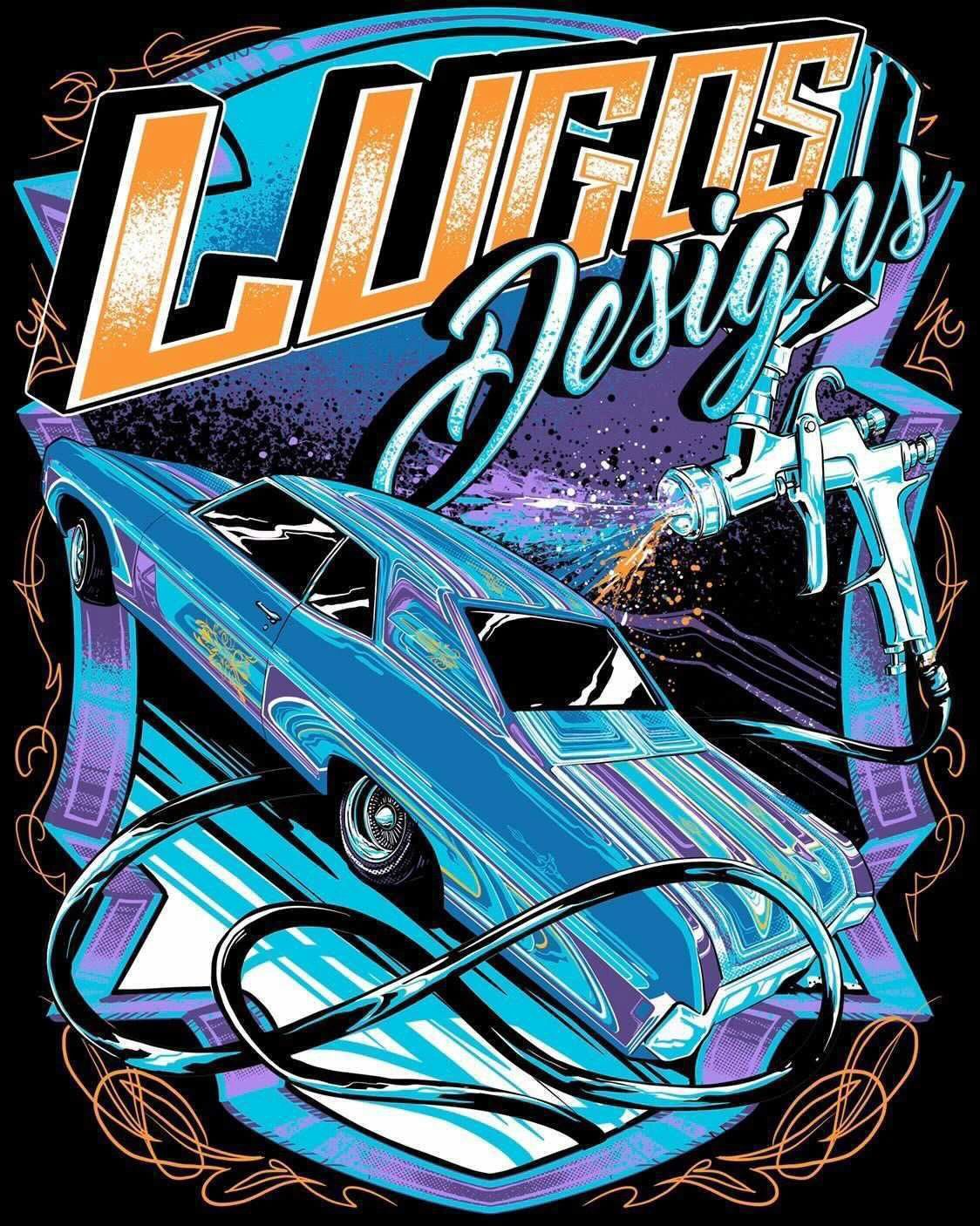 Custom Paint Lowrider Graphics - LugosDesignsUnlimited