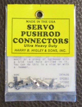 Servo Pushrod Connectors for 4/40 rods