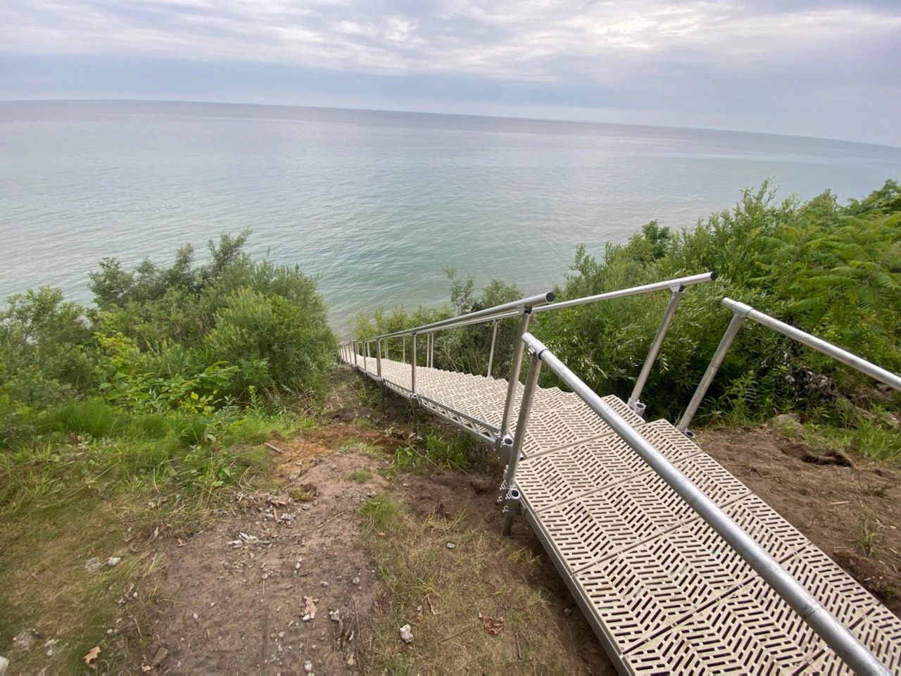 Ezbeachsteps - Beach Steps, Adjustable, Aluminum Steps