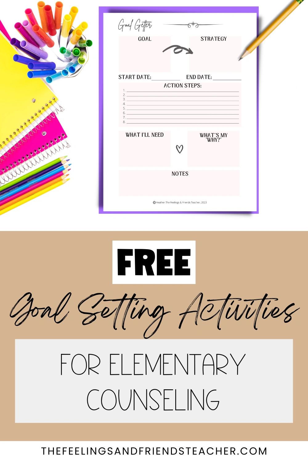 Free Goal Setting Elementary Counseling Resources