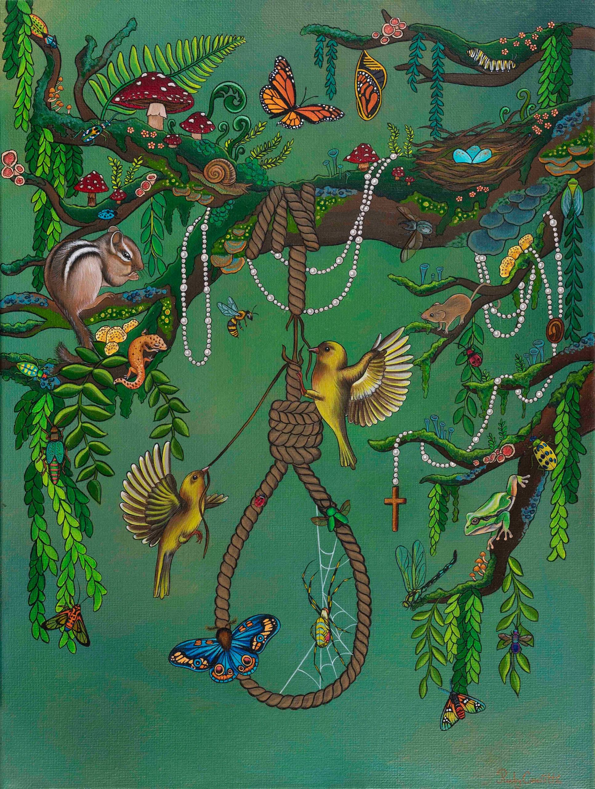 Local Artist Creating Unique Artwork