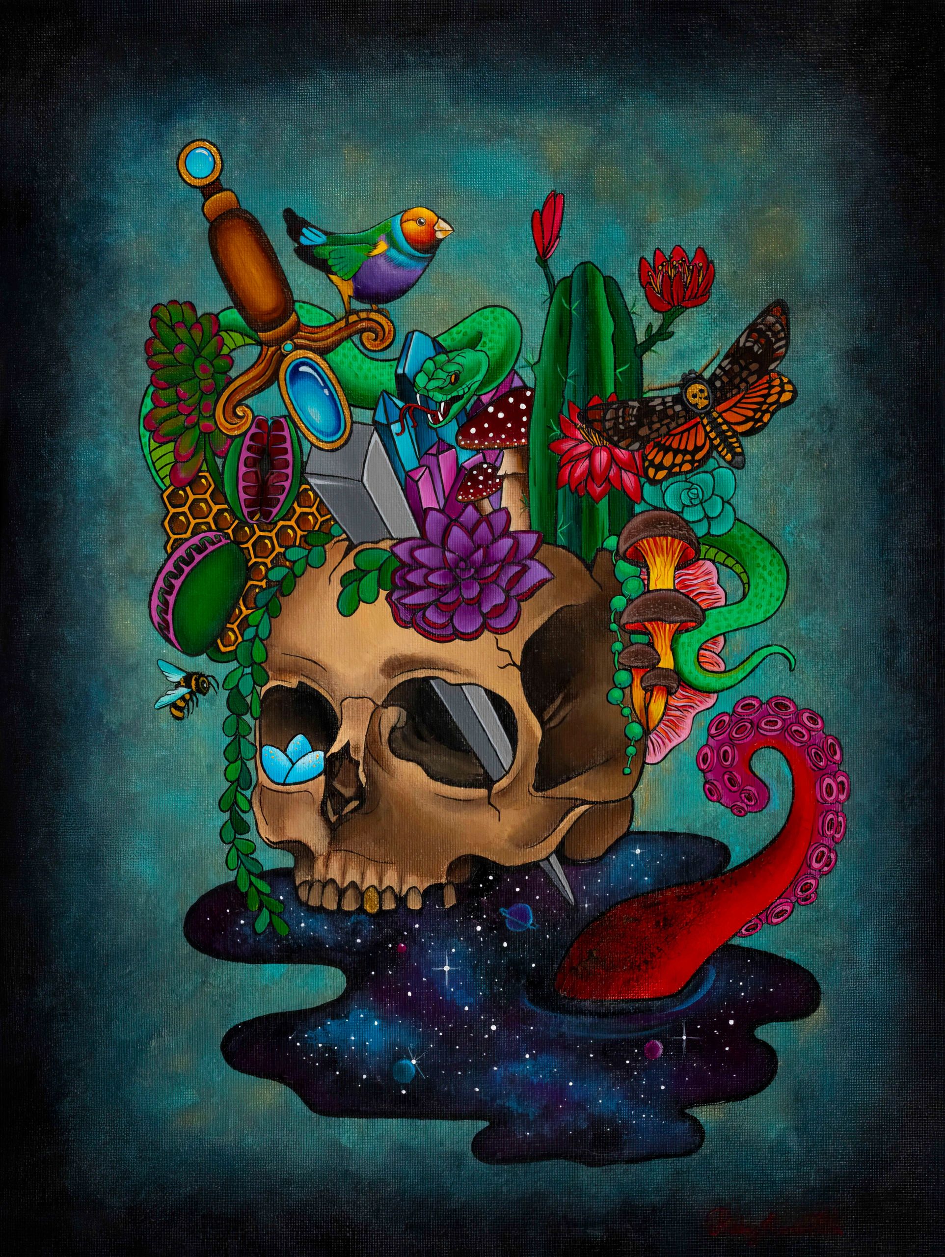 Local Artist Creating Unique Artwork