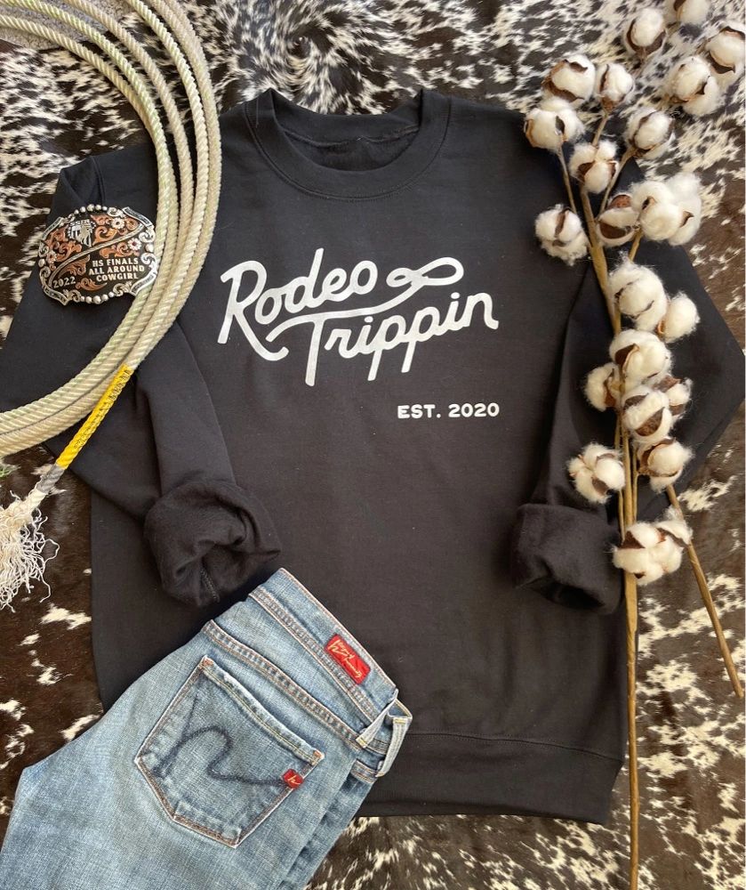 Rodeo Trippin Logo Crewneck Sweatshirt