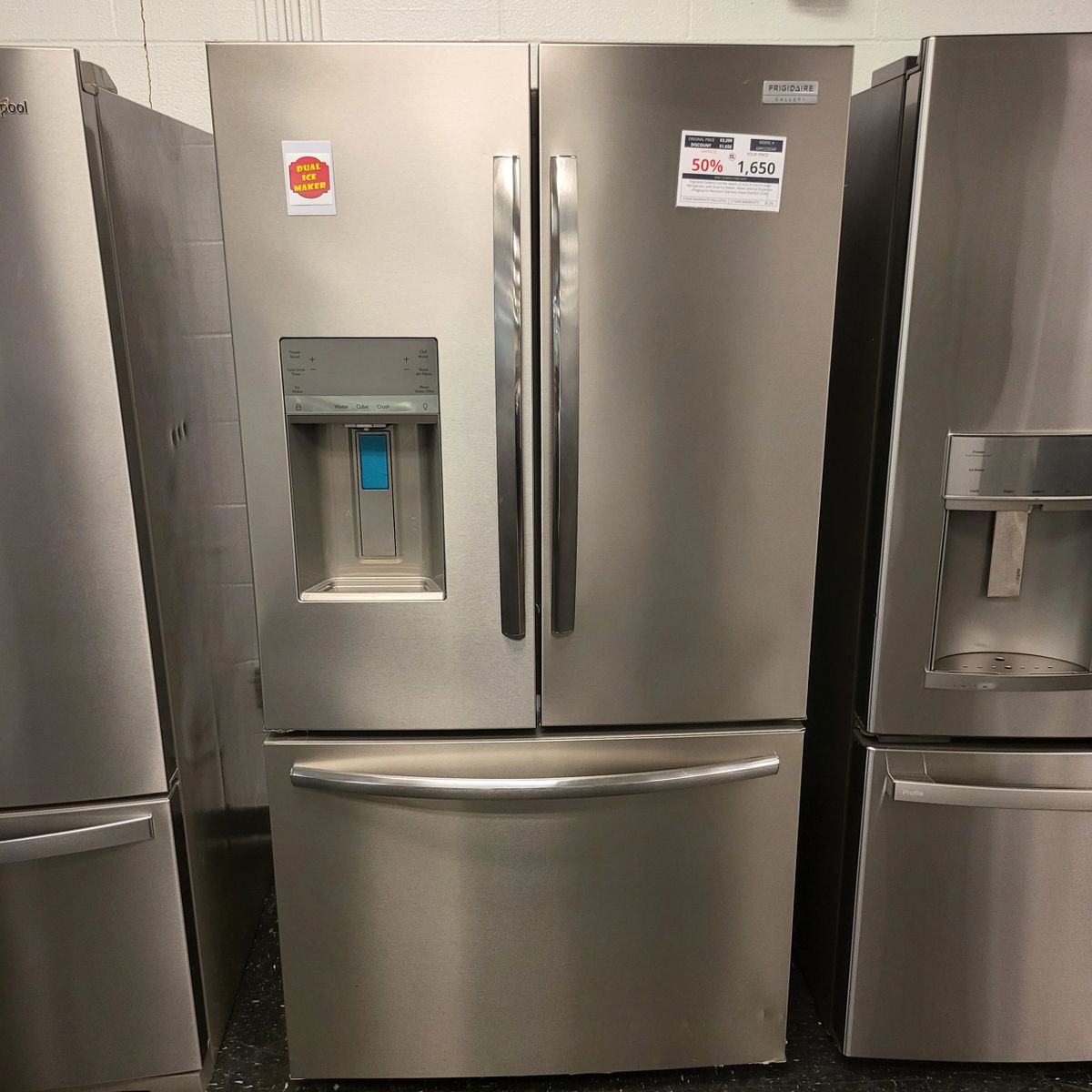 Frigidaire Gallery Counter-depth 22.6-cu ft French Door Refrigerator ...